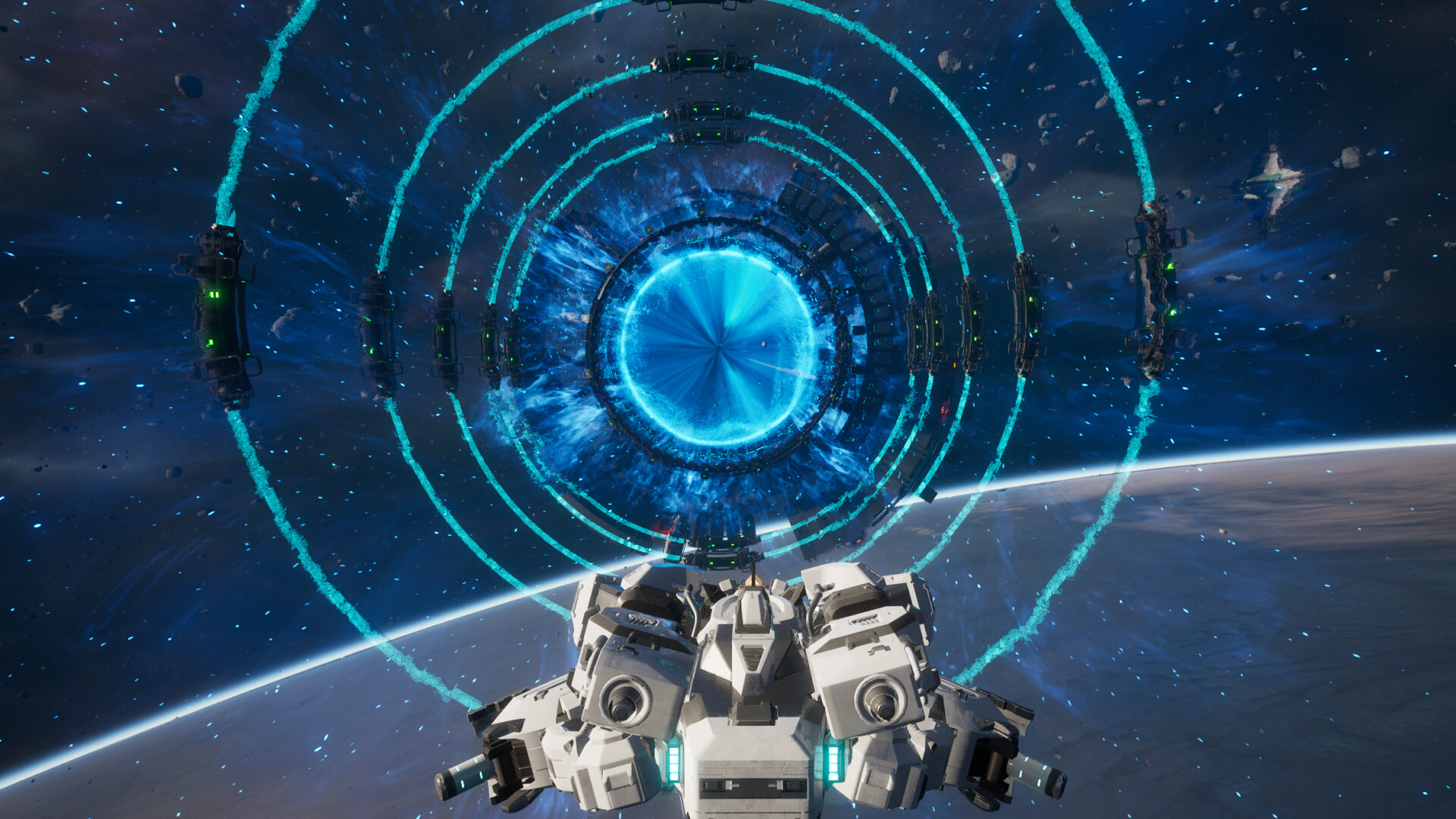 Successfully complete three space missions consecutively without losing ...